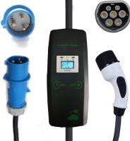 China Fast Charging Portable Ev Charging Cable Type 2 Portable Charger 16a 32a With CEE Plug for sale