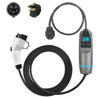 China Type1/ Type 2 16a 32a Wallbox EV Charging Station LED Display Charger Level 2 for sale