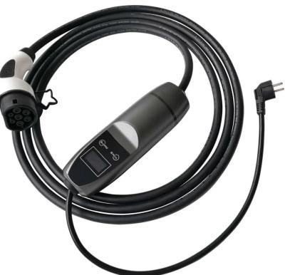 China Type1/ Type 2 16a 32a Wallbox EV Charging Station LED Display Charger Level 2 for sale