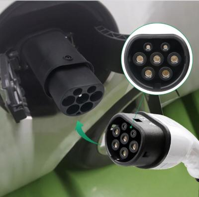 China J1772 Ev Charging Connector Evse Adapter Type 2 To Type 1 Tesla Ev Car Charger Gb/T for sale