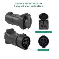 China 16A 250V Type 1 EV Charger Plug AC Charging Station Conversion Plug For EV RV Caravan for sale