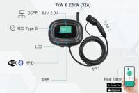 China Wallbox GBT 3.7KW 7KW Electric Vehicle Charger 32A Three Phase 22KW for sale