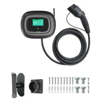China 7-22kw Ac Ev Charger Type 2 Or Type 1 Plug Wallbox Fast Electric Vehicle for sale