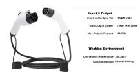 China 11kw 22kw 16A 32A Type2 To Gbt Cable Portable Ev Charger Type2 To Gbt Cable for sale