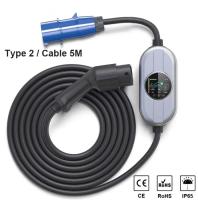 China IP65 Electric Vehicle Charger Home Charging Mode 2 Portable EV Car Charger Cable for sale