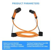 China EV Charging Cable European Standard 11kw 22kw 16A 32A Type2 To Type2 Charging Cable for sale