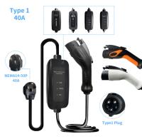 China Type1 AC 3.5kw 7kw 22kw 16A 32A 40A Type1 Ev Charger For Electric Vehicle for sale