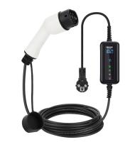 China 8-32A Current Adjustable 7Kw Level 2 Home Evse Portable Ev Charger Type 2 Iec 62196 for sale
