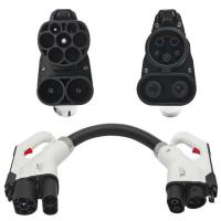 China 125a Ccs2 Dc Quick Ac In One Ccs To Combo2 Adapter DC Fast Charger Connector for sale