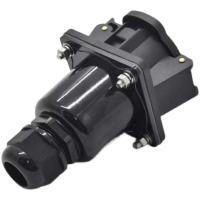 China Type 1 (J1772) Inlet 32A Single Phase J1772 Electric Vehicle Car Ev Charging Socket for sale