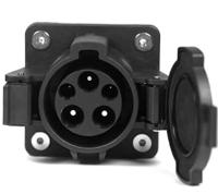 China Type 1 (J1772) Inlet 32A Single Phase J1772 Electric Vehicle Car Ev Charging Socket for sale
