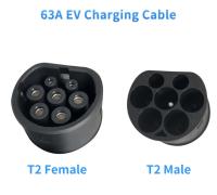 China Type 2 To Type 2 Customized Model 3 EV Charging Chargers TPU Cable 63A 3 Phase 40KW for sale