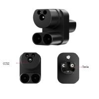 China EV Charger Connector Convertor CCS 2 To Tesla EVSE Adaptor Ccs Combo2 Adapter for sale