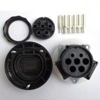 China Type2 EVES Electric Vehicle Charging Station Socket IEC62196 32A Wallbox for sale