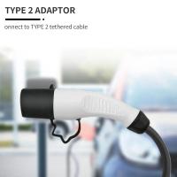 China Type2 To Type1 Cable Electric Vehicle Charger Adapter 16A 32A Cable Ev Charger Plug for sale