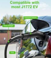 China Tesla to J1772 Charging Adapter 110-250VAC J1772 Charger Connector EV Adapter for sale