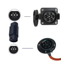 China EV Charger Connector Adaptor 16A 32A Single Phase GBT To Type 2 Adapter for sale