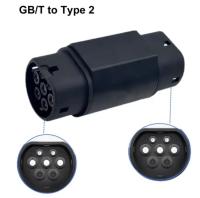 China EV Charger Connector Adaptor 16A 32A Single Phase GBT To Type 2 Adapter for sale
