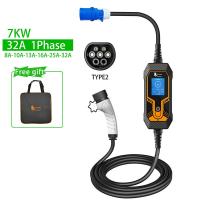 China OEM APP WIFI electric car ev charger type 2 wall box home ev charging station for sale
