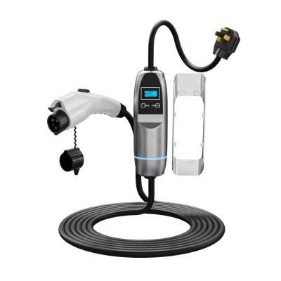 China Level 2 16A 32A Portable EV Charger Home Electric Vehicle Charging Station Cable for sale