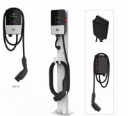 China Household Mini Screen 7kW Single Phase AC Pile Anti Theft By Card Swiping IP65 for sale