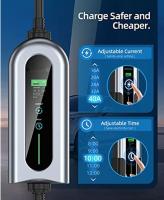 China Level 2 EV Charger 32Amp 220V-240V NEMA 14-50 Plug Portable Indoor/Outdoor EVSE SAE J1772 Charger for sale