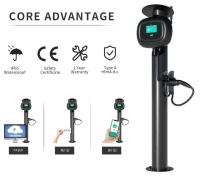 China OEM 3.7KW-22KW Ac Wallbox Ev Car Charging Pile With Type 1 Or Type 2 Plug Floor Mounted for sale