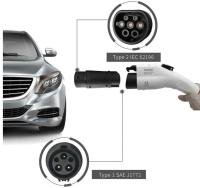 China SAE j1772 to IEC62196EV Charger Type 1 to Type 2 Adapter Charging Connector for sale
