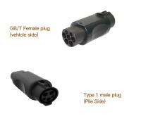 China EV Charging Adapter sae j1772 to gbt EV Connectors 32A Single Phase type1 to gb/t ev adapter for sale