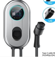 China Wallbox EV Charging Station 7KW 11KW 22KW 32A 1phase 3phase wall-mounted Electric Car Charger Pile for sale