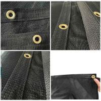 China 185 Gsm Balcony Windbreak Net Shade Cover Mesh Fabric Fireproof Fence Privacy Screen for sale
