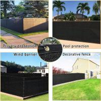 China 185 Gsm Balcony Windbreak Net Shade Cover Mesh Fabric Fireproof Fence Privacy Screen for sale