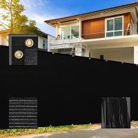 China 185 Gsm Balcony Windbreak Net Shade Cover Mesh Fabric Fireproof Fence Privacy Screen for sale