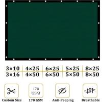 China 6ftx50ft 160gsm Privacy Fence Screen For Chain Link Fence With Grommets for sale