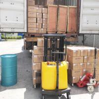 China semi automatic trolley forklift, storage battery , Semi Electric Stacker forklift, Semi Automatic Forkli for sale