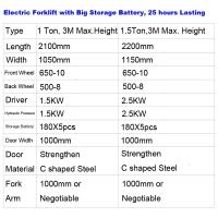 China Electric Stacker, Storage Battery Stacker long lasting working max.25 hours, Semi Electric Stacker forklift for sale