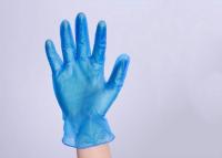 China Customizable Size Disposable Medical Gloves PVC Pharmaceutical Tensile 12Mpa for sale