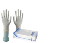 China Waterproof Disposable Sterile Gloves 100% Latex Material Thickness 3-9 Mil for sale