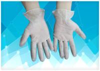 China Polyvinylchloride Vinyl Exam Gloves Powder Free Non - Sterile Puncture Resistant for sale