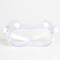 China Disposable Surgery Safety Glasses PVC PC Material Transparent Color For Hospital for sale