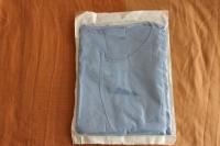 China 4 Ties Disposable Surgical Gown Breathable Knitted Cuff Environmentally Friendly for sale