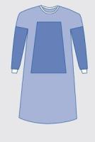 China Soft Disposable Surgical Gown With Adjustable Hook Loop Neckline Closure for sale