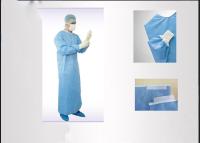China No Stimulus Sterile Surgical Gowns PP / SMS Material Feeling Soft CE Approved for sale