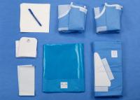 China Nasal ENT Sterile Surgical Packs Disposable Split Sheet Drape With Surgical Curtains for sale