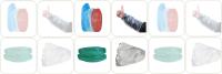 China Sms Non - Woven Disposable Arm Sleeves Waterproof With Extra Elasticized Cuff for sale