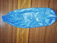 China Anti Liquid Ddisposable Plastic Arm Sleeves Sms Non Woven With Pe Coated Oversleeves for sale
