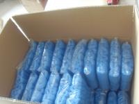 China Non - Skid Cpe Shoe Cover , Disposable Shoe Guards Latex Free Non Woven Fabric for sale