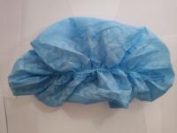 China Dust Proof Disposable Surgical Shoe Covers , Light Blue Disposable Foot Covers for sale