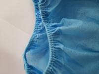 China Dust Proof Disposable Surgical Shoe Covers , Light Blue Disposable Foot Covers for sale