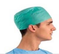 China Latex Free Disposable Surgical Caps , Disposable Operating Room Hats With Sewed Elastic for sale